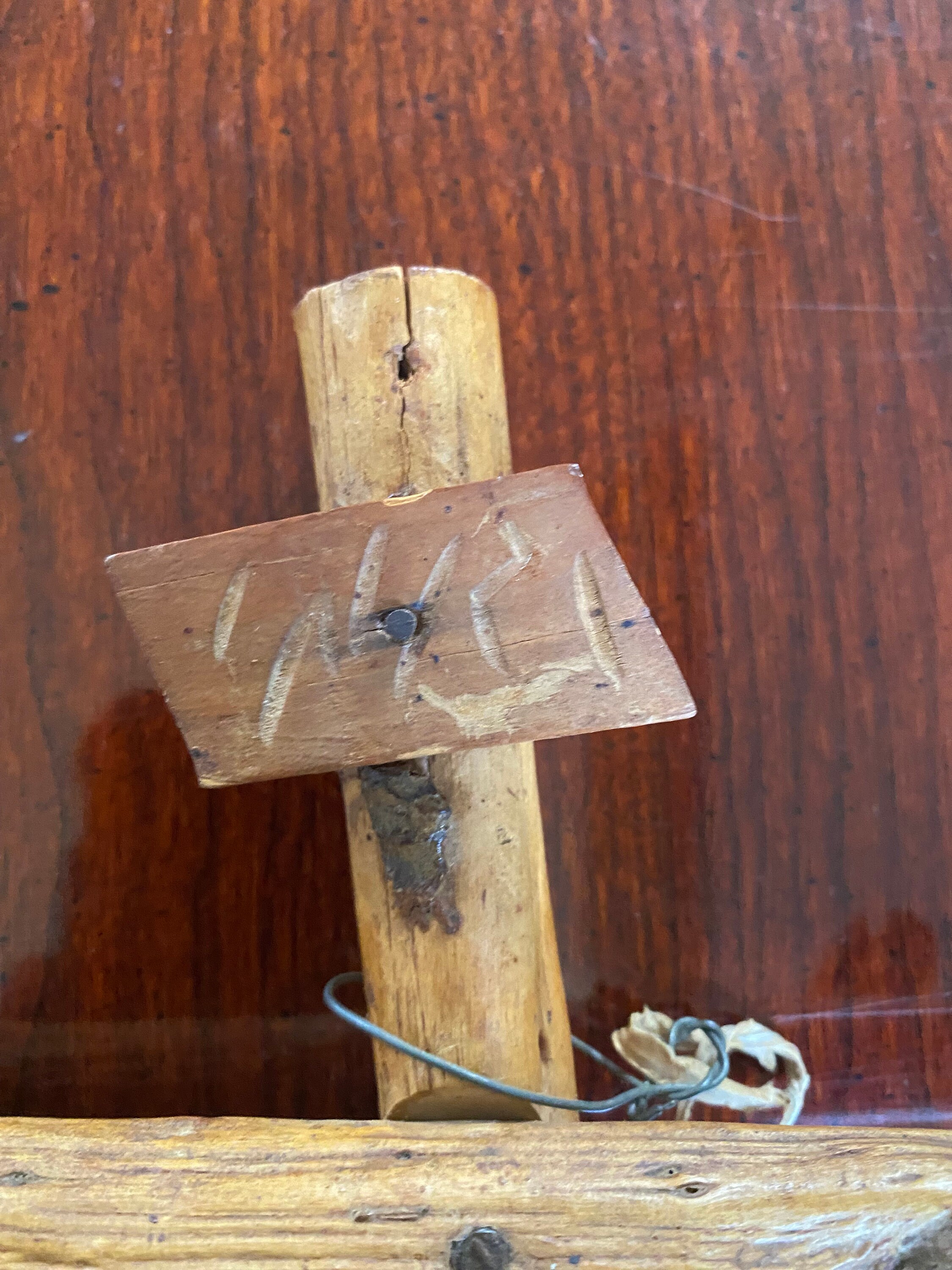 Folk Art Wooden Hand Carved Crucifix - Etsy