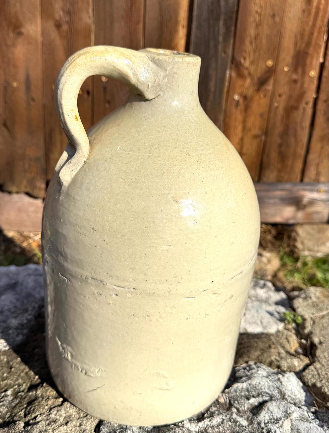 Salt Glazed Stoneware Jug - Etsy