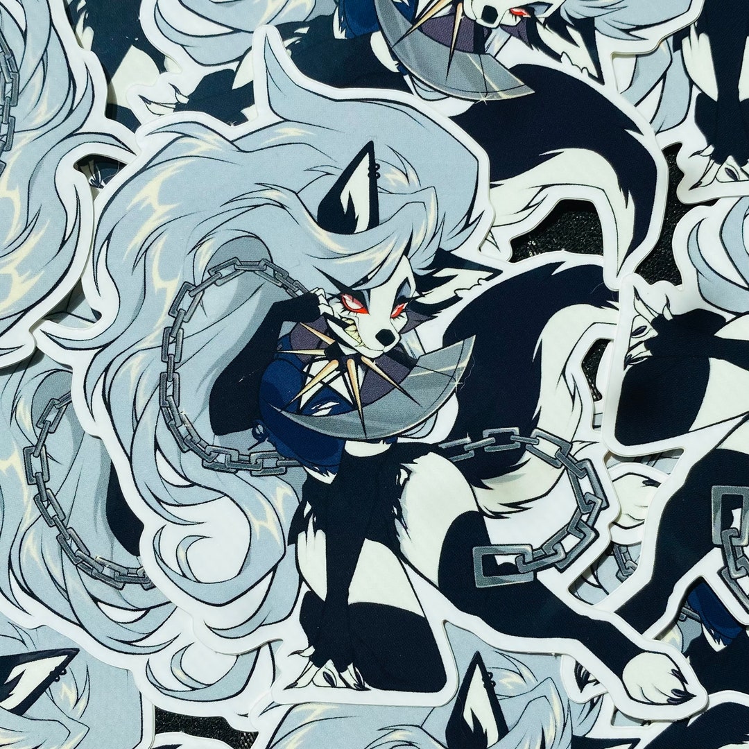 Sticker: Loona Helluva Boss Hellhound - Etsy Norway