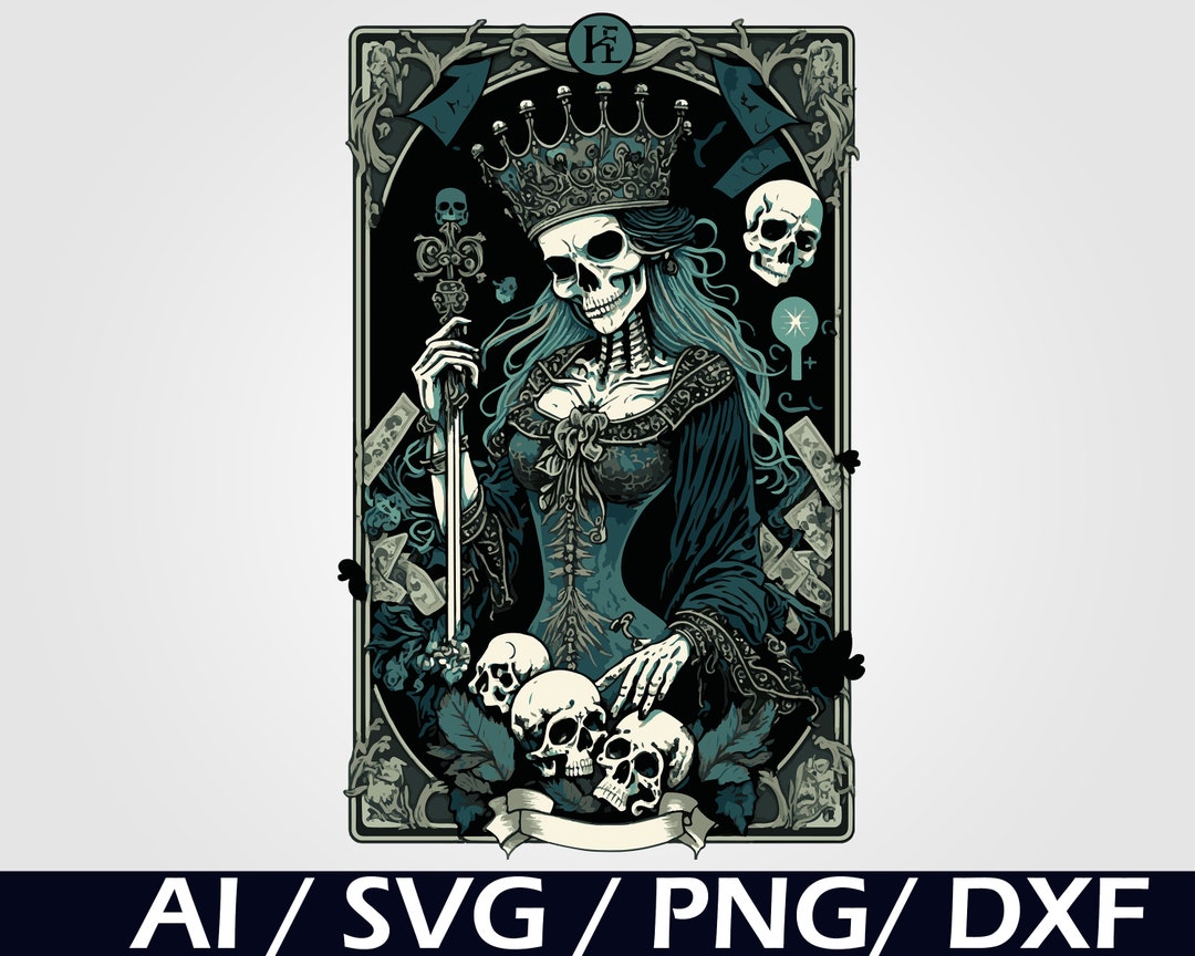 The Empress Tarot Card SVG for DIY Crafts and Art Projects - High ...