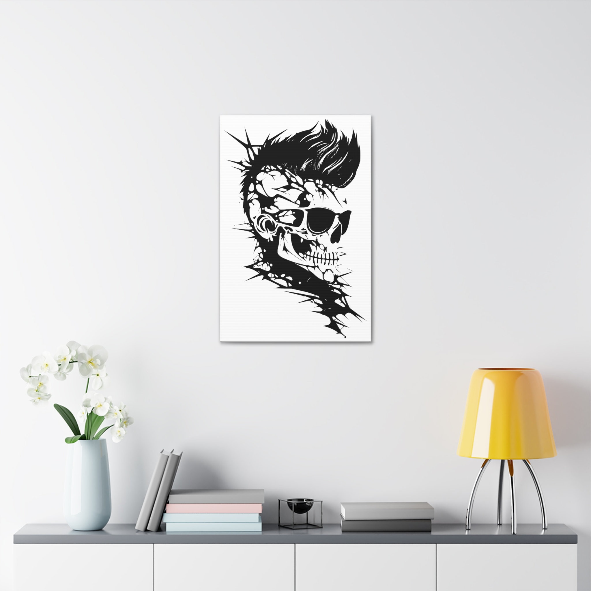 Mohawk Skull SVG, Biker Skeleton Vector Graphic (digital Download) - Etsy
