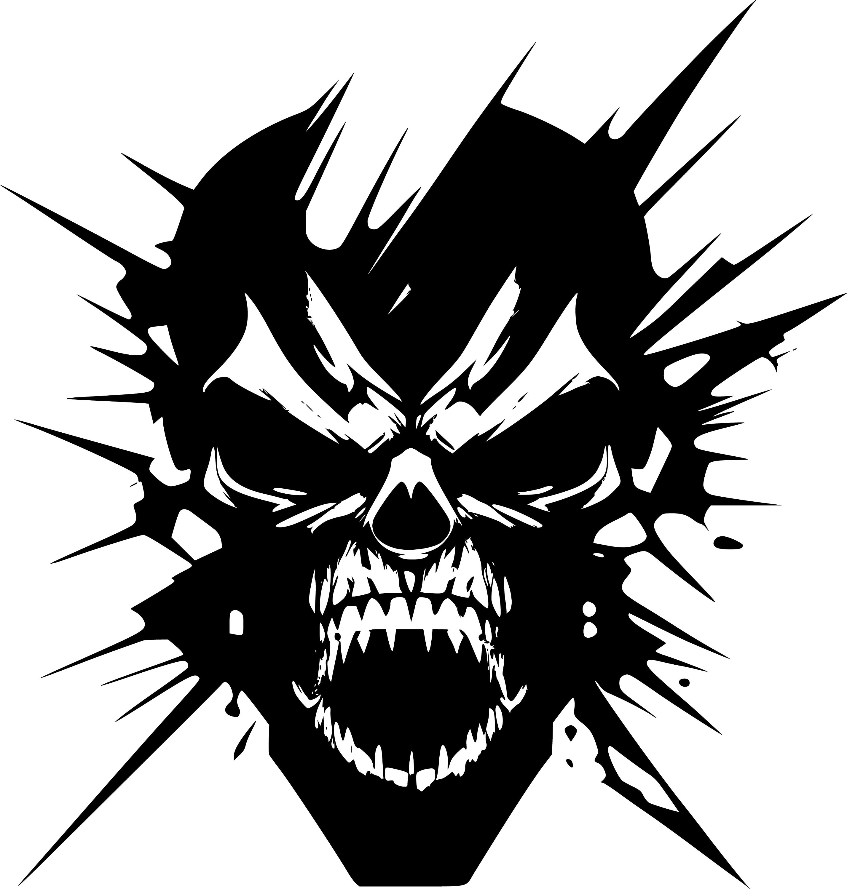 Angry Skull SVG Bundle Digital Download Skulls PNG Files for - Etsy ...