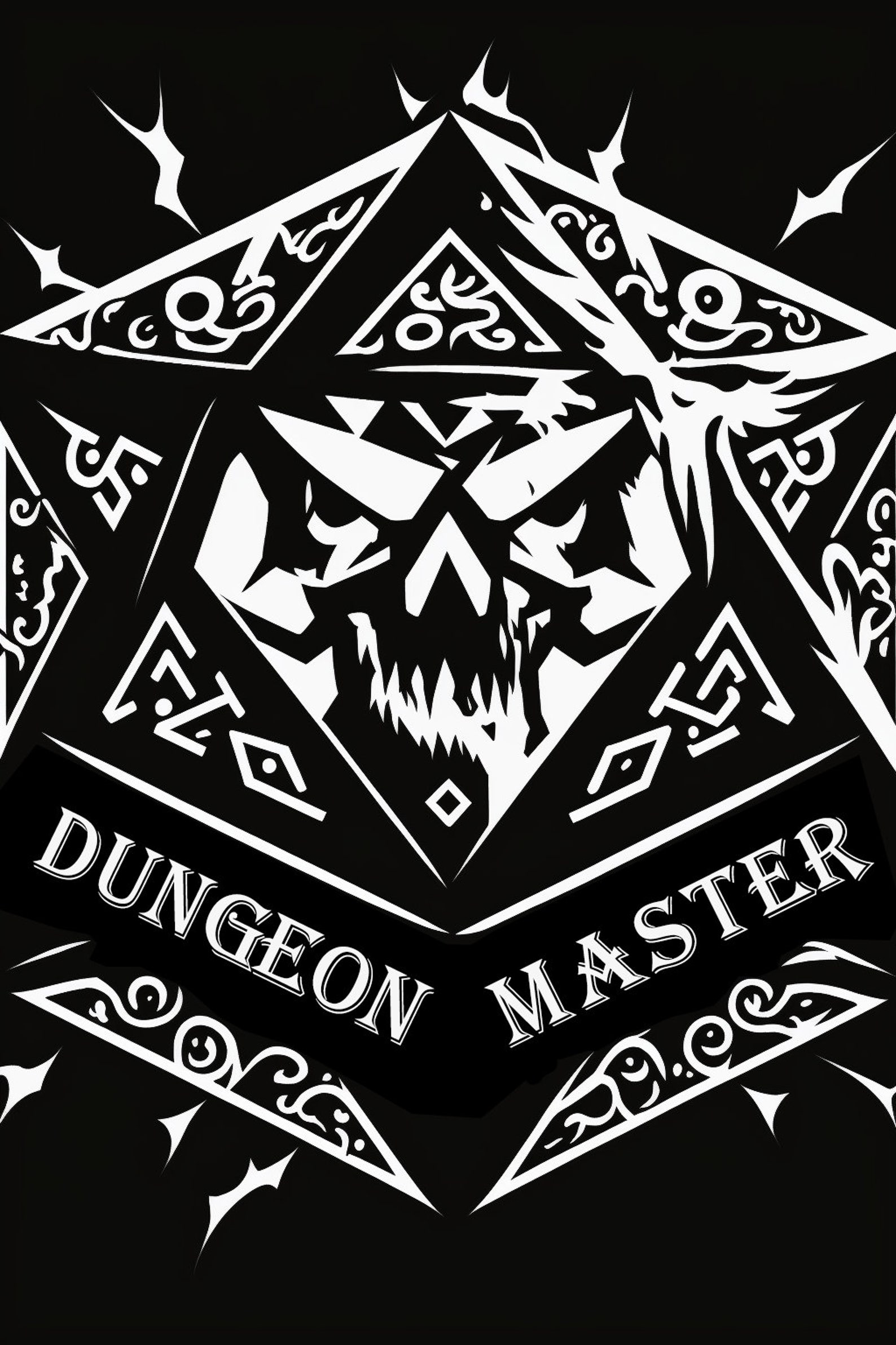 Dungeon Master Stylized SVG Downloads for Print on Demand - Etsy