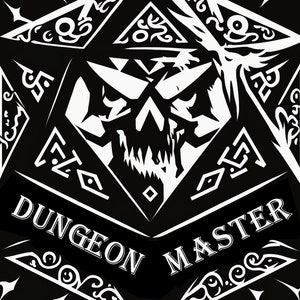 Dungeon Master Stylized SVG Downloads for Print on Demand, Dungeon ...