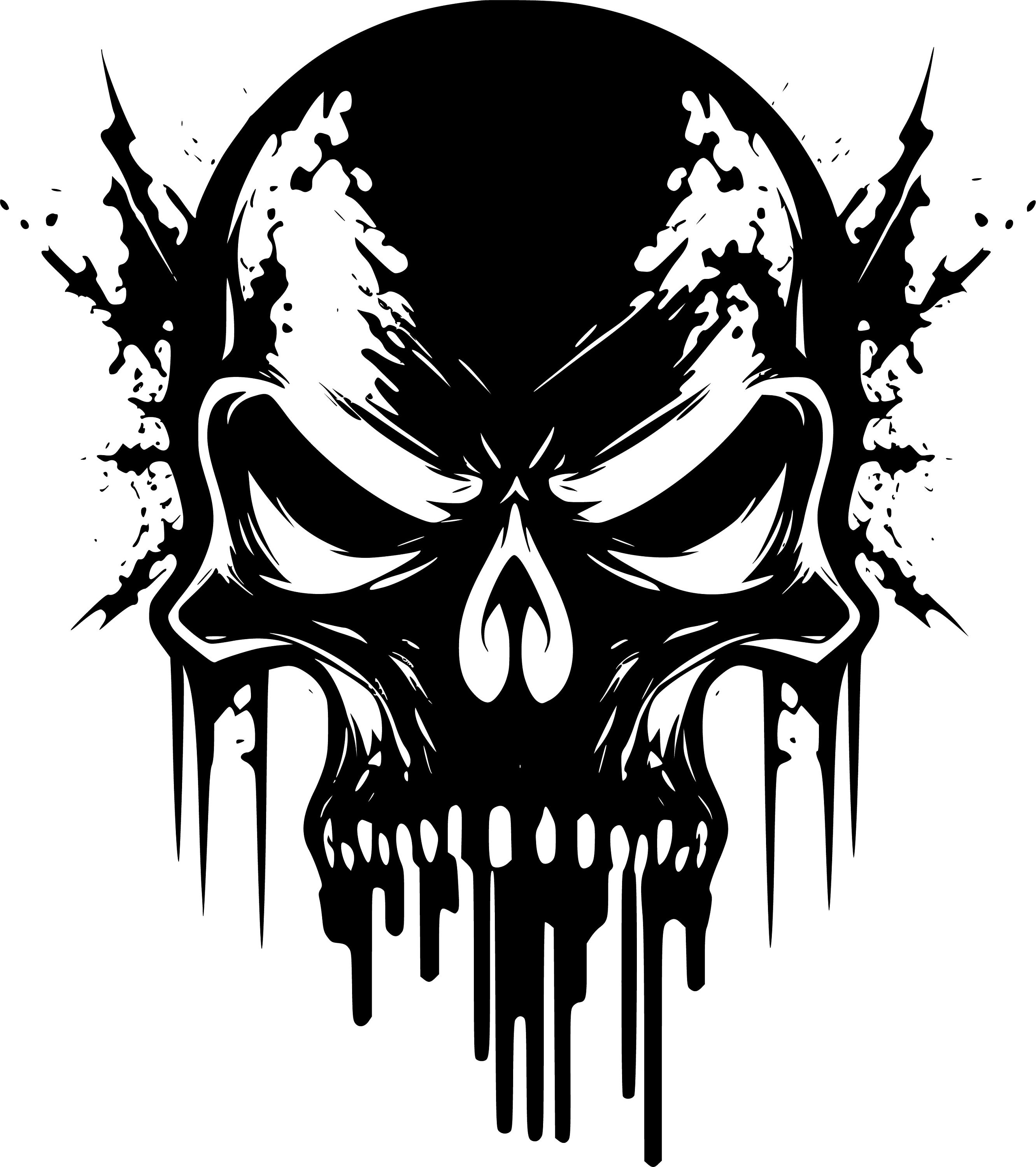 Angry Skull SVG Bundle Digital Download Skulls PNG Files for - Etsy ...