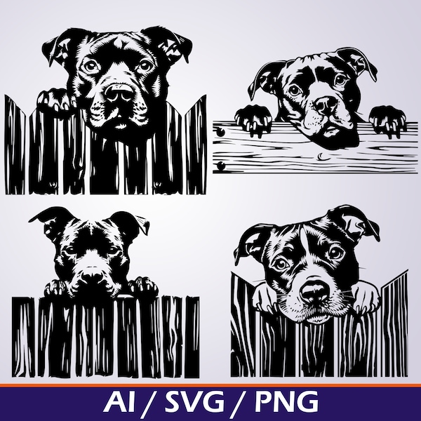 Pit Bull Svg - Etsy