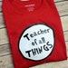 Teacher of All Things Shirt - Etsy
