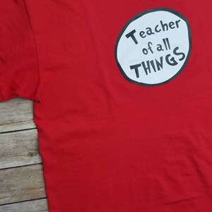 Teacher of All Things Shirt - Etsy