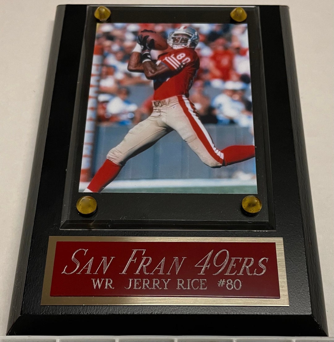 Jerry Rice San Francisco 49ers Framed Photo-plaque for Your Man Cave ...