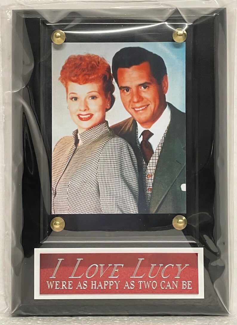 I Love Lucy Family Cast Framed Photo-wall Plaque-lucille Ball - Etsy