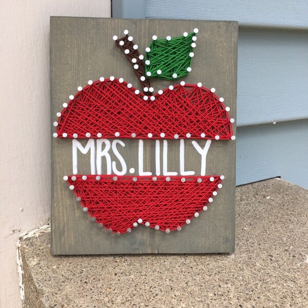 Teacher String Art - Etsy