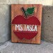 Personalized Apple String Art, Wood String Art, Wall Decor, String Sign ...