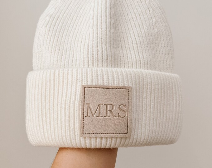 Mrs Hat | Mrs Toque | Mrs Winter Hat | Bride Hat | Bride Beanie | Bride ...