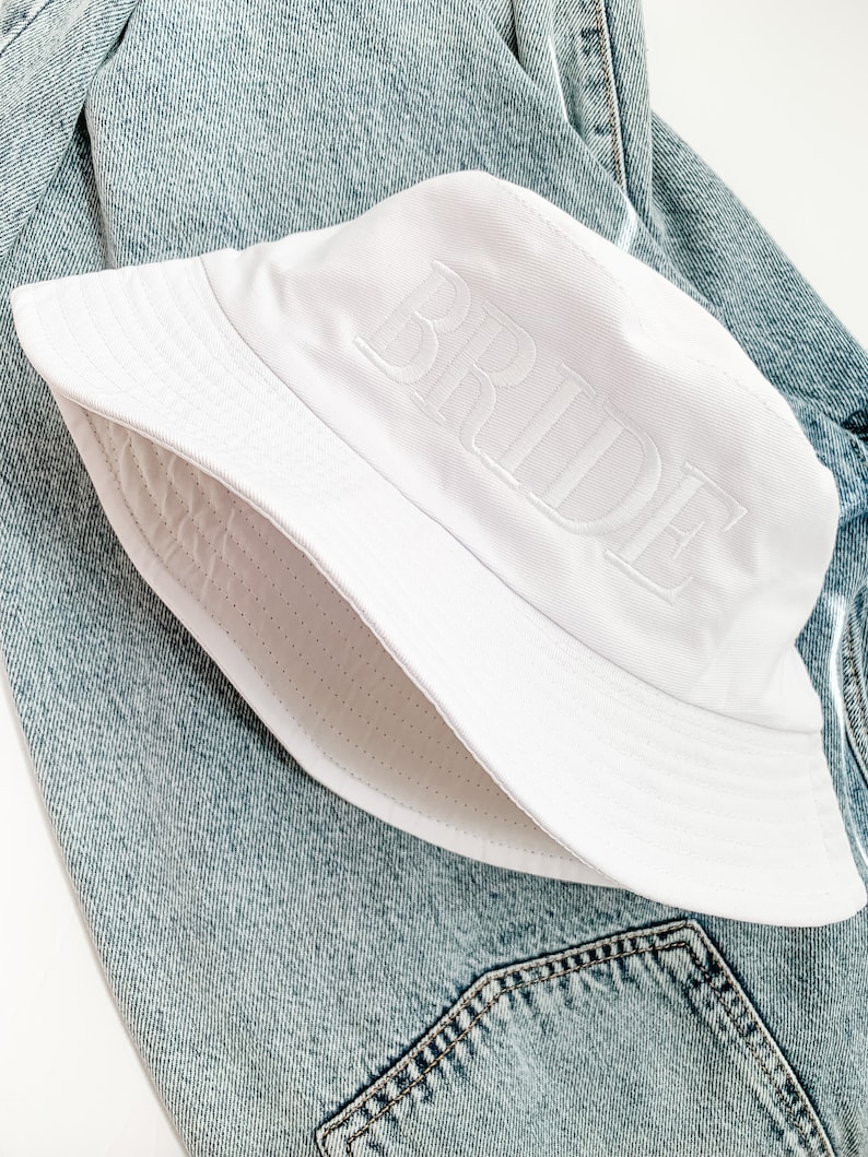 Bride Bucket Hat Bride Hat Bride Cap Bride Summer Hat - Etsy
