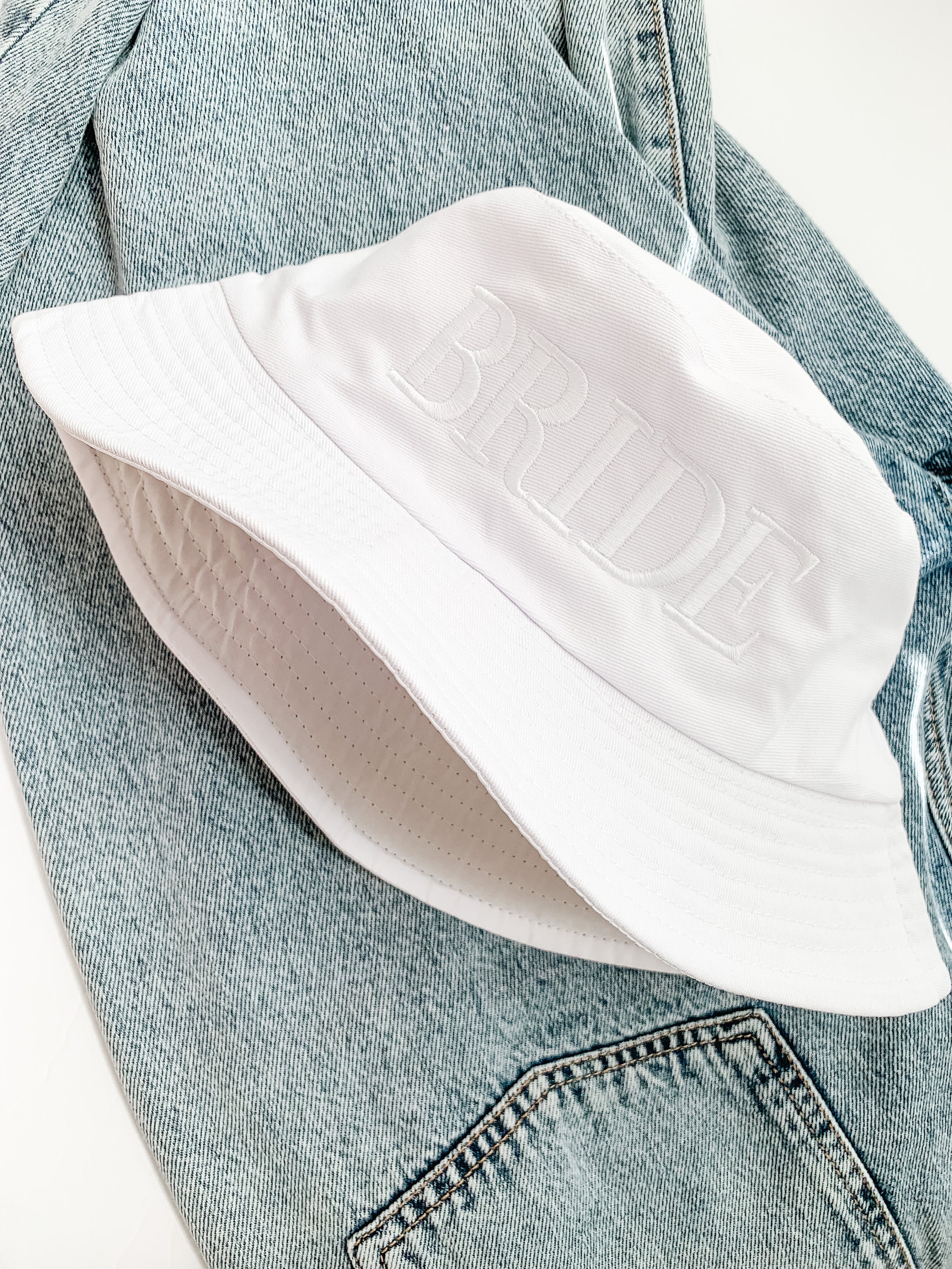 Bride Bucket Hat Bride Hat Bride Cap Bride Summer Hat - Etsy Canada