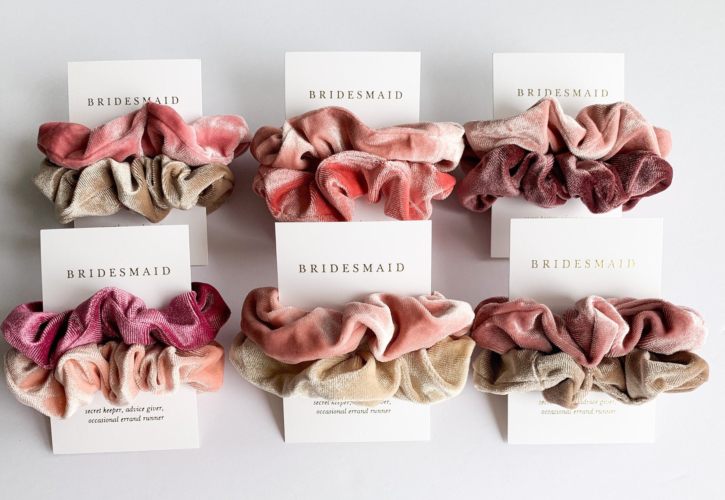 Bridesmaid Scrunchie Bridesmaid Card Bridesmaid Gift - Etsy Canada