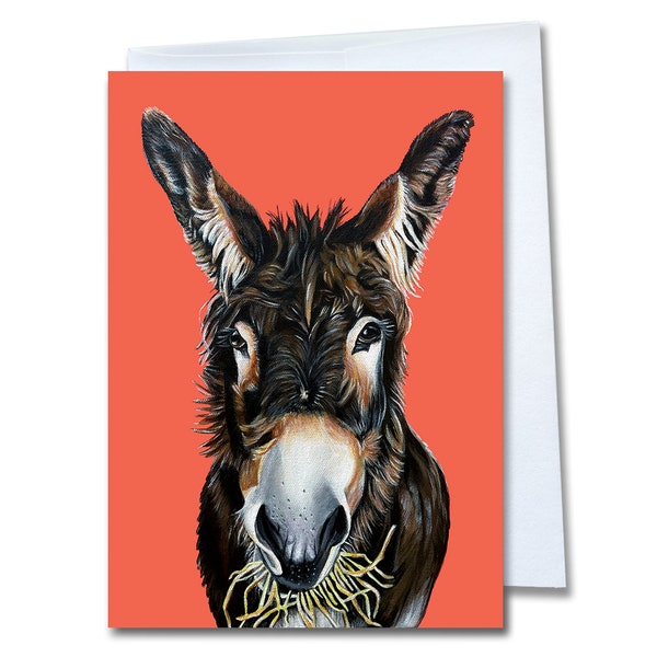 Donkey Card - Etsy