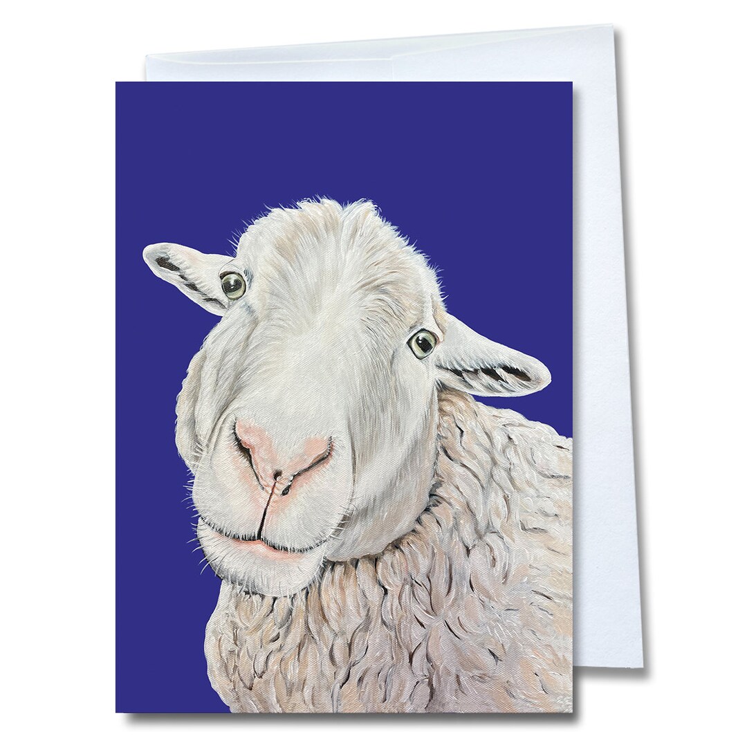 Sheep Greeting Card - Mandy - Etsy
