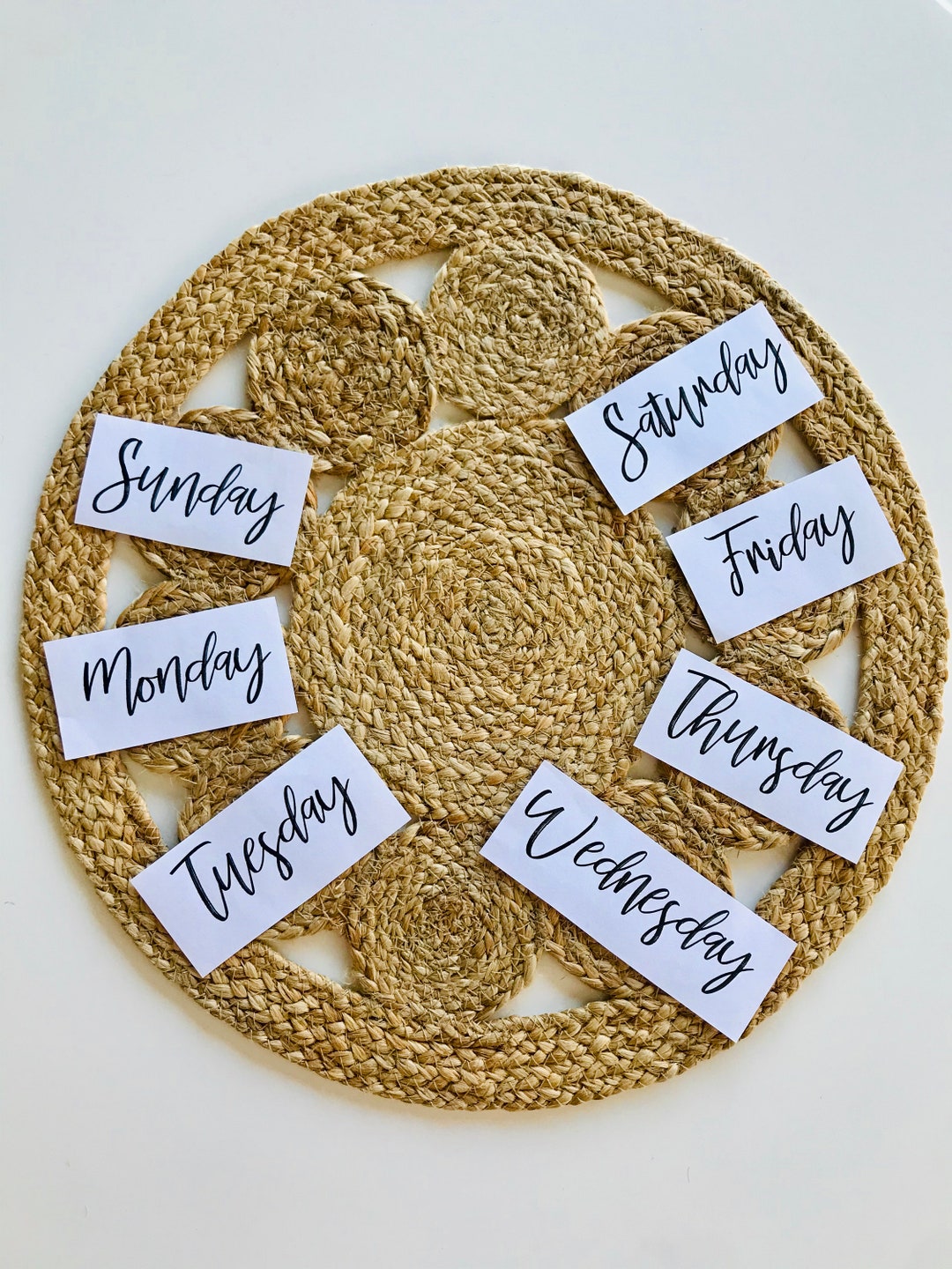 Days of the Week Cards - Etsy