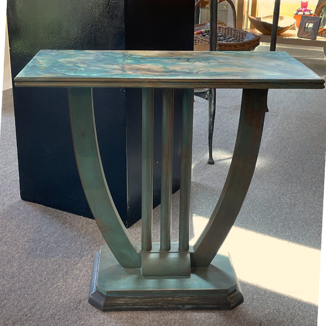 Table, Console Table, Refurbished Console Table, Reclaimed Wood Table ...