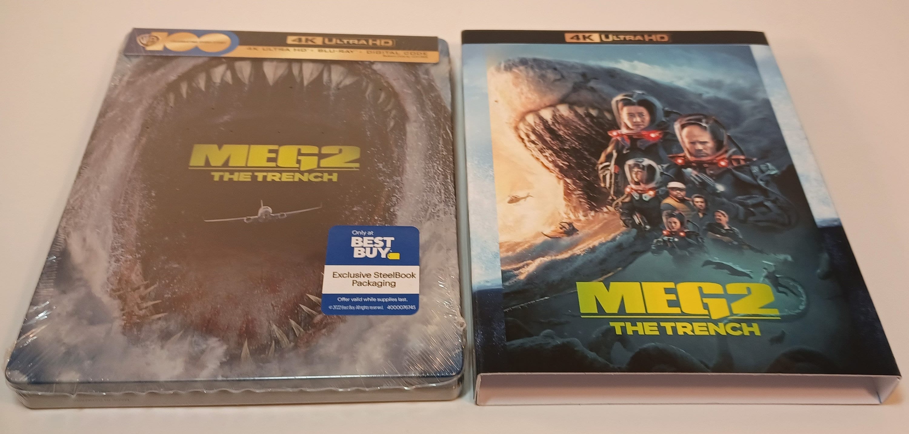 MEG 2 Steelbook (4k+blu-ray) With Custom Slipcover-new-box Shipping - Etsy