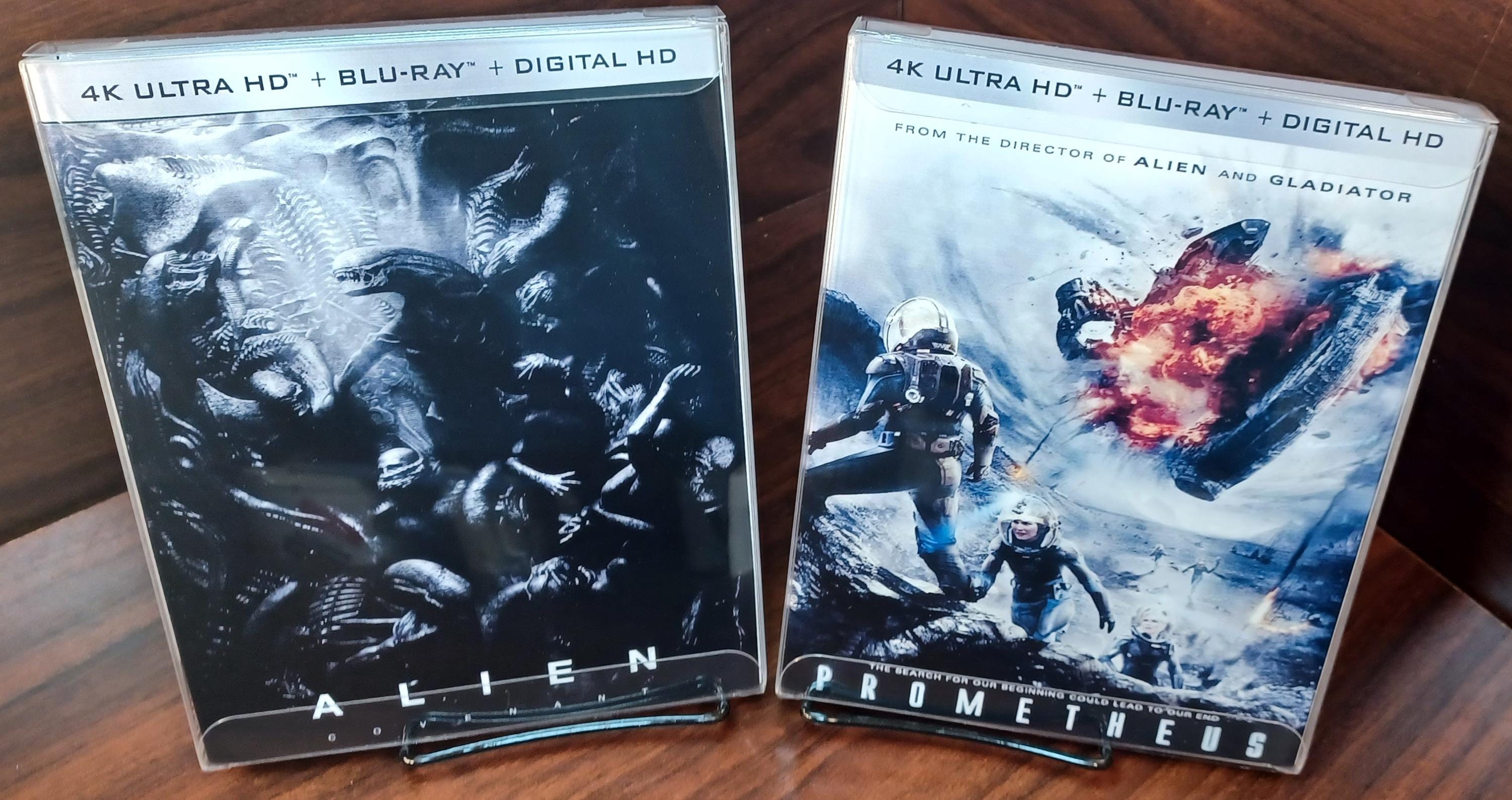 Alien Covenant + Prometheus (4k)-custom Slipcovers ONLY (NO Discs)-w ...