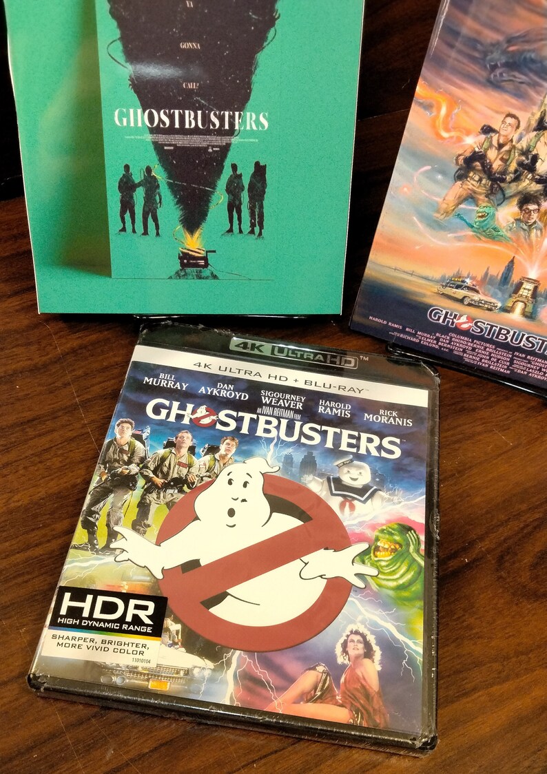 GHOSTBUSTERS (4k+blu-ray)-custom Slipcover-new-box SHIPPING With ...