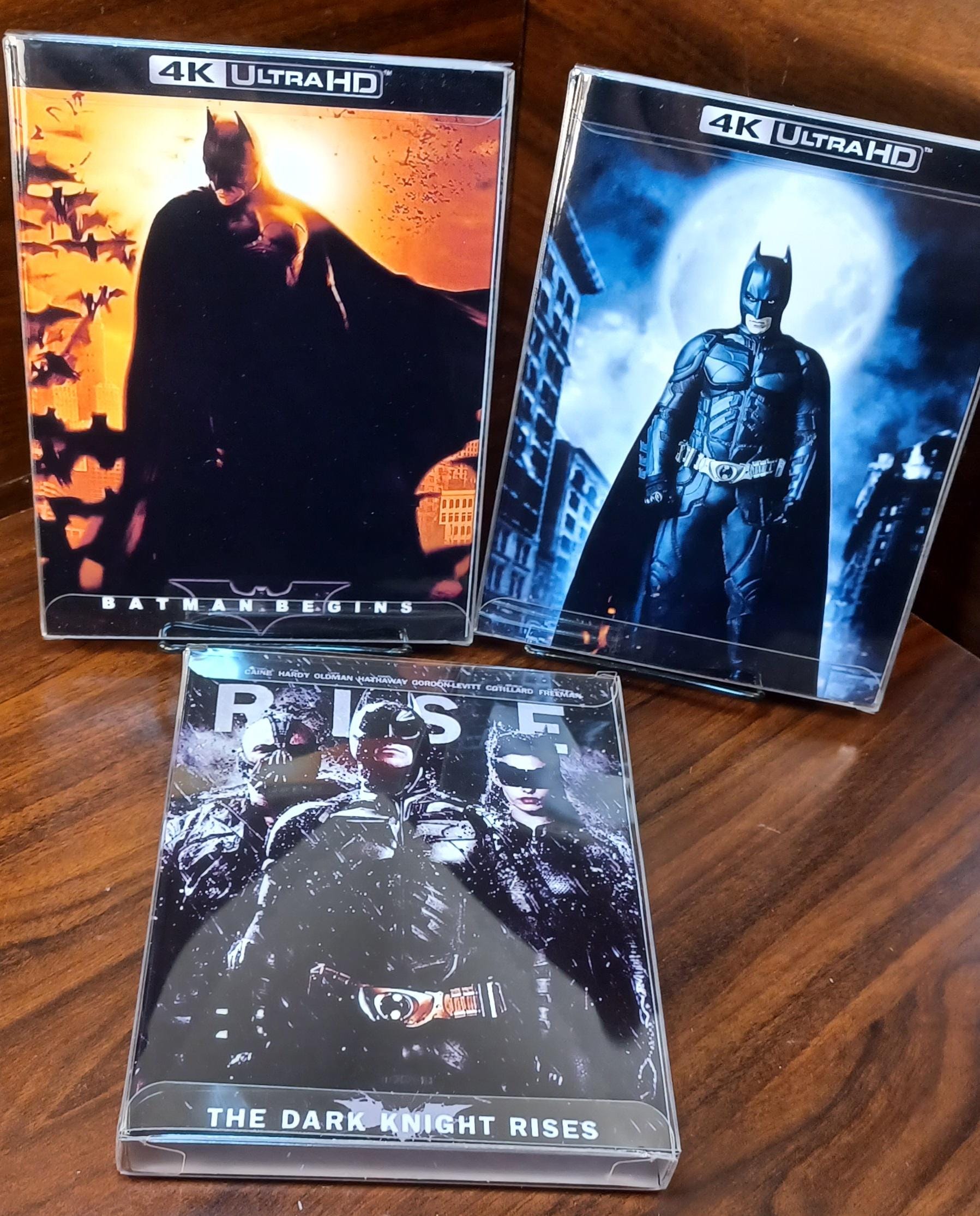 The Dark Knight Trilogy (4k)-custom Slipcovers ONLY (NO Discs)-w ...