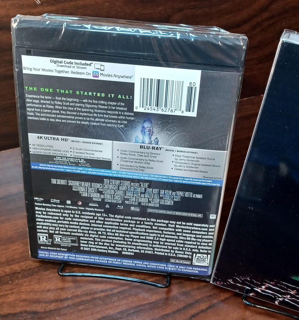 ALIEN (1979) (4k+blu-ray)-new-custom Slipcover W/protective Sleeve-box ...