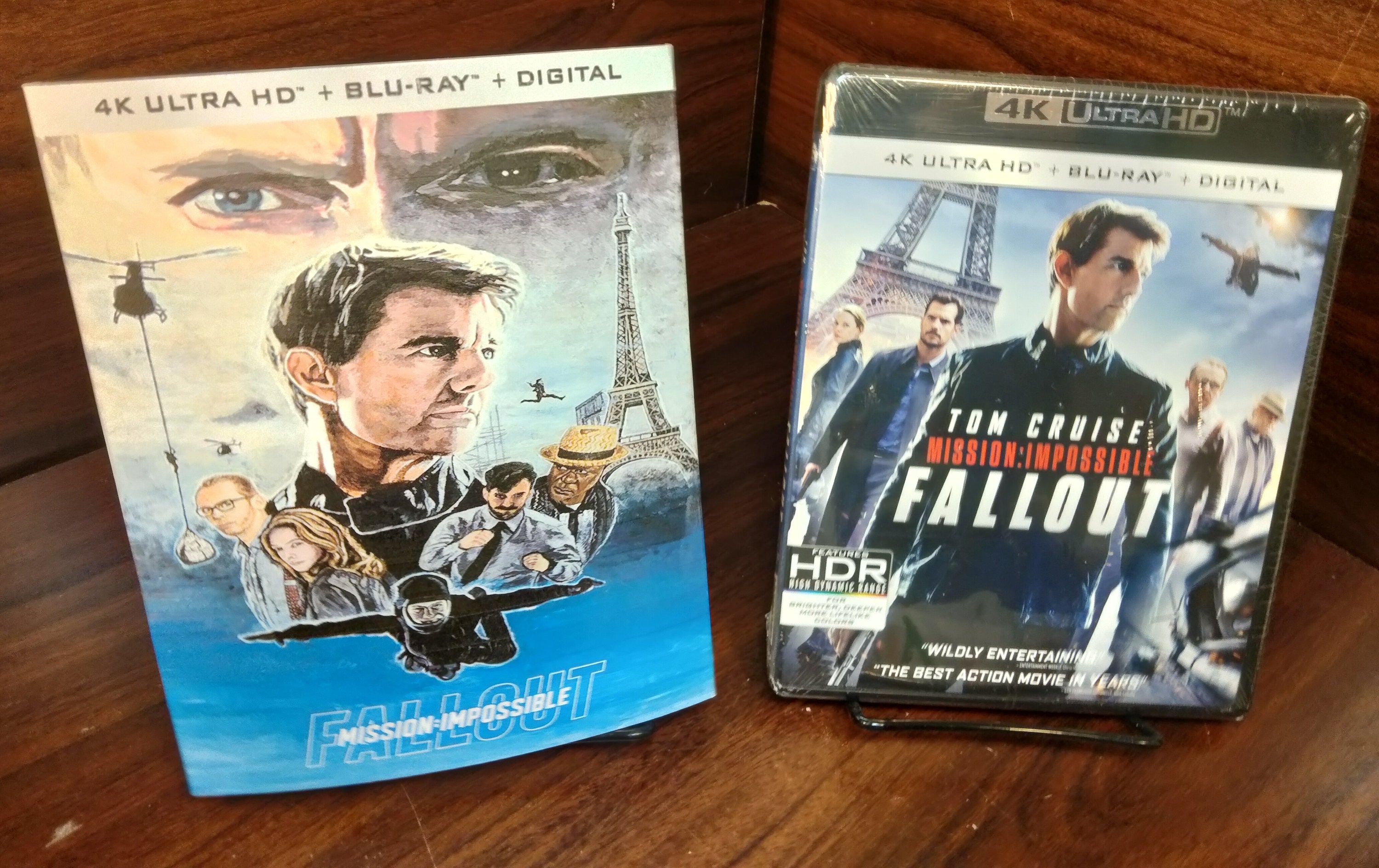 Mission Impossible Fallout (4k+blu-ray+digital) New-custom Slipcover ...