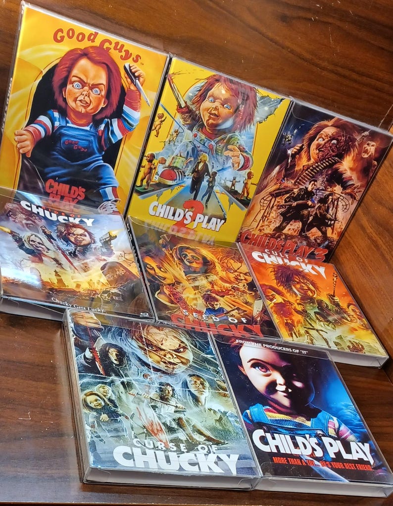 Child’s Play – Chucky 8 Movie Collection (blu-ray)-custom Slipcovers ...
