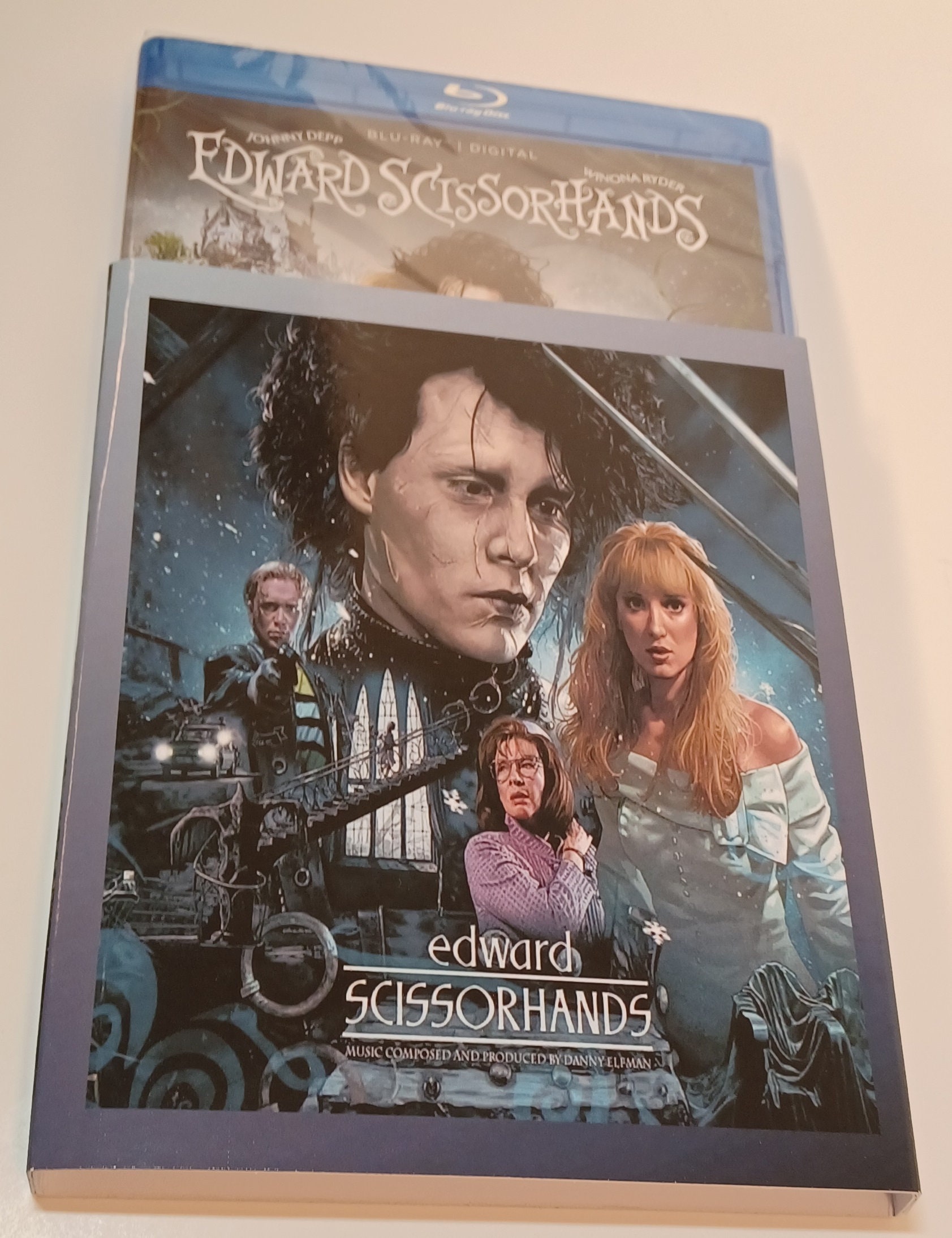 Edward Scissorhands blu-raycustom Slipcover-new-box Shipping W/tracking ...