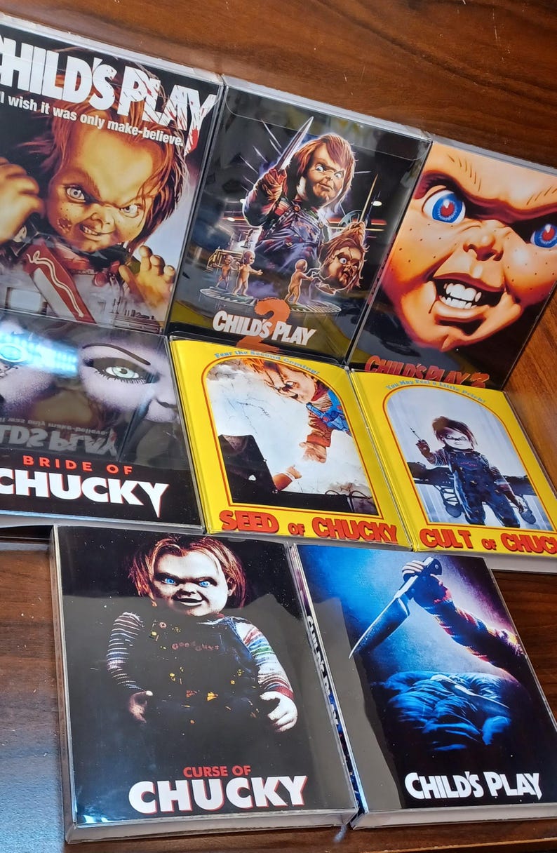 Child’s Play – Chucky 8 Movie Collection (blu-ray)-custom Slipcovers ...