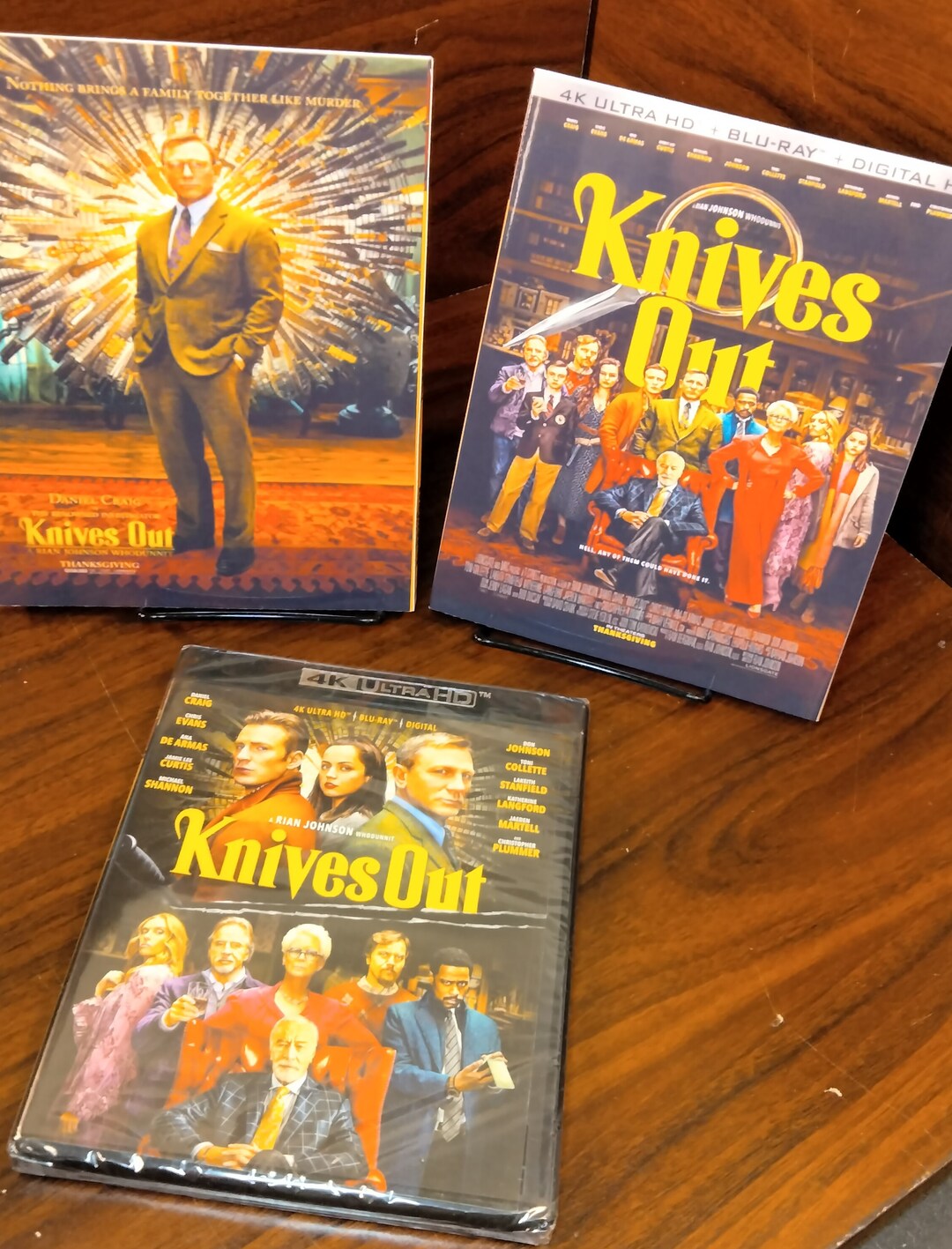 Knives Out (4k+blu-ray)custom Slipcover-new-box Shipping With Tracking ...