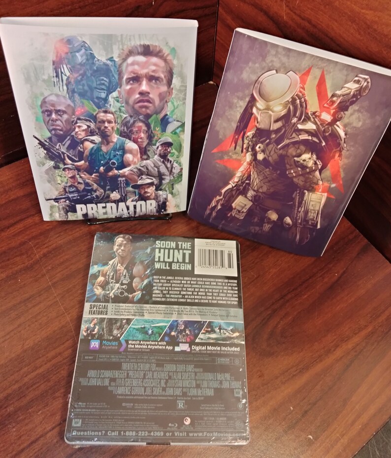 Predator Steelbook blu-ray No Digitalcustom Slipcover-free Box Shipping ...