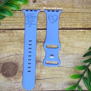 I Can Do All Things Through Christ + Apple Watch Band + Bible Verse ...
