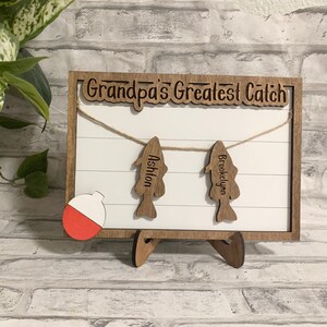 Dad's Greatest Catch + SVG + PDF + PNG + Laser File + Silhouette ...