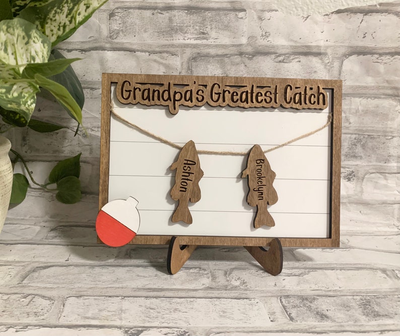 Dad's Greatest Catch + SVG + PDF + PNG + Laser File + Silhouette ...