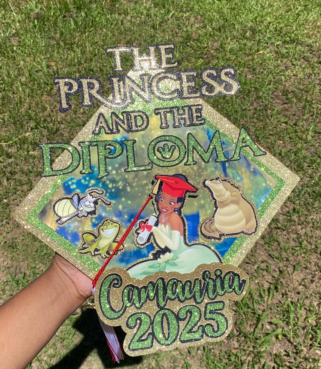 The Princess and the Diploma Grad Cap - Etsy