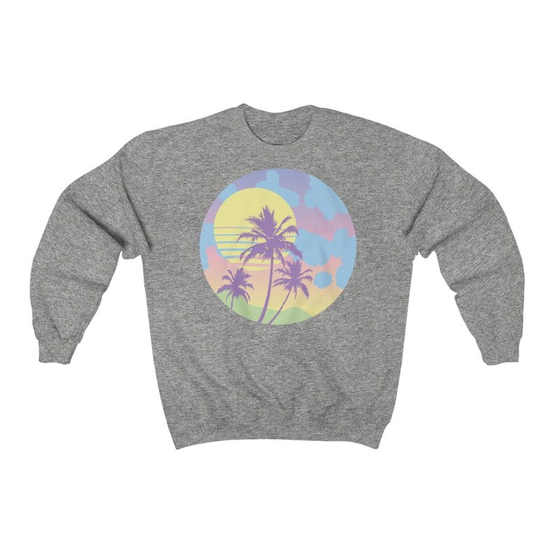 Vaporwave Retrowave Sweater - Pastel Aesthetic, Retro Vintage, 90s ...
