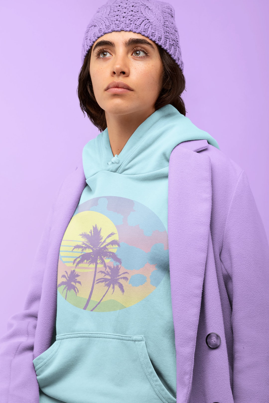 Retro Vaporwave Music- Aesthetic Clothing, Synthwave, Chill, Palm Trees ...