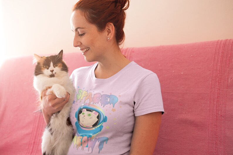 Galaxy Cat Kawaii Cute Outer Space Cat Pastel Goth Astro - Etsy