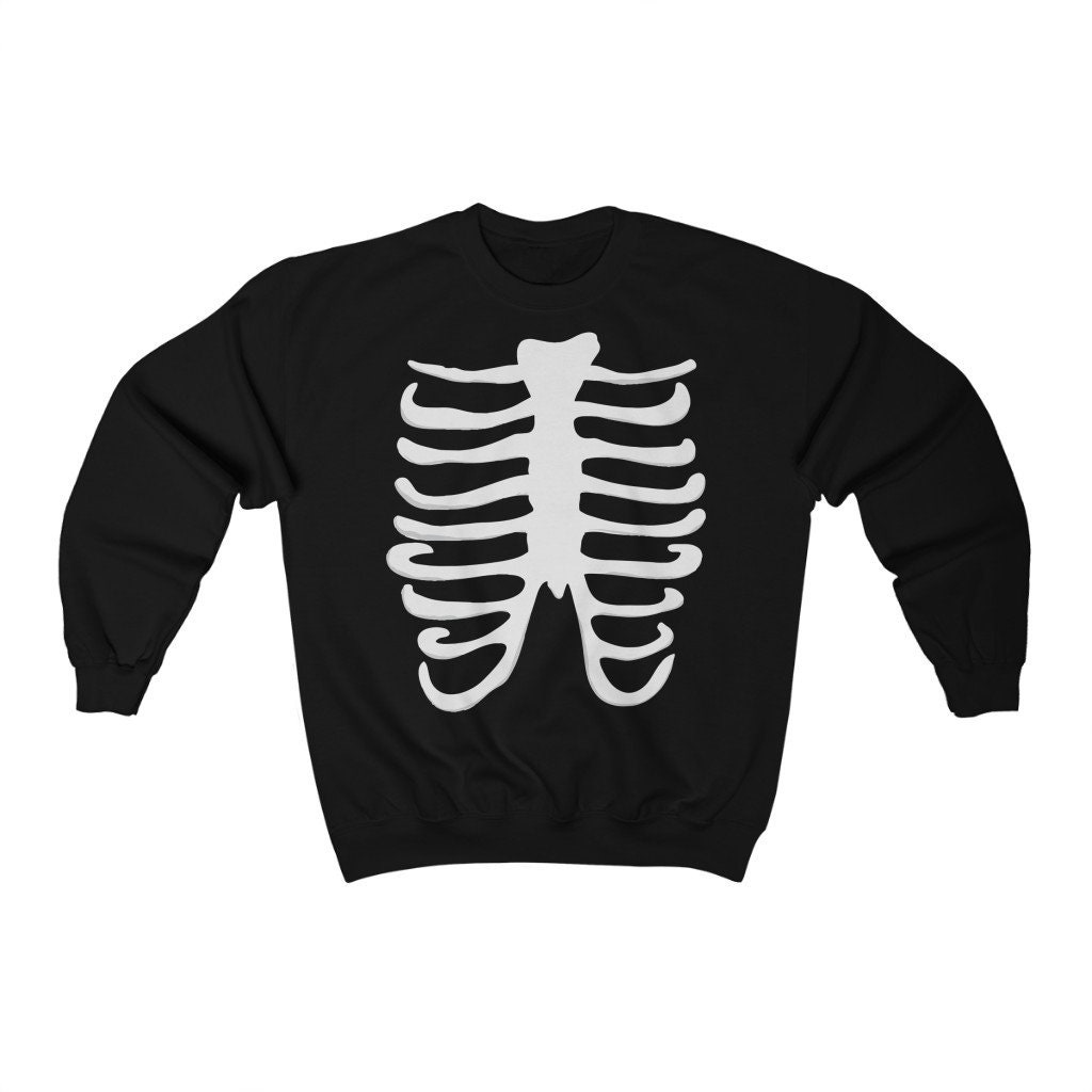Pastel Goth Rib Cage Sweater Nu Goth Kawaii Sweatshirt - Etsy Canada