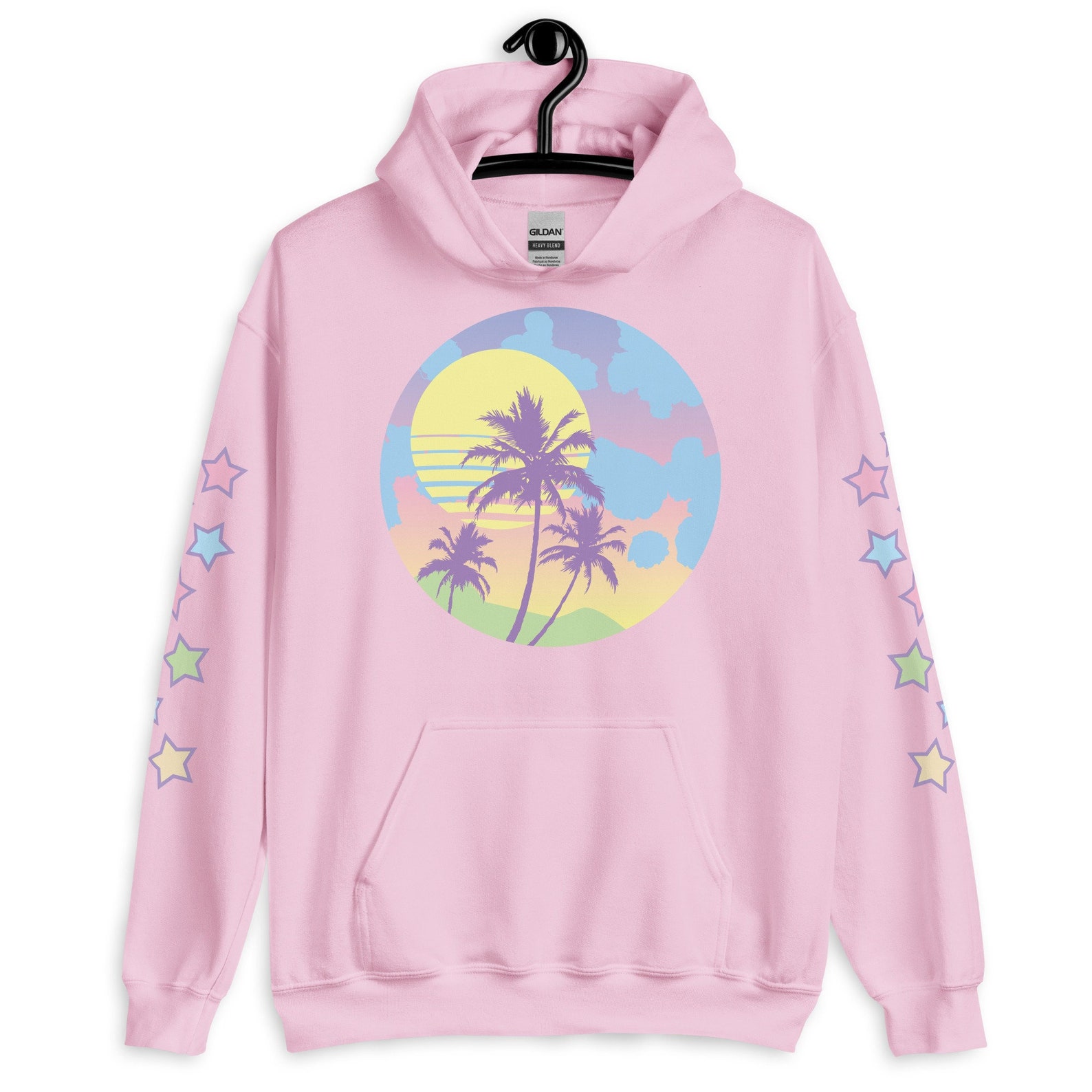 Vaporwave Sunset Retrowave Hoodie Synthwave Clothing Lofi - Etsy