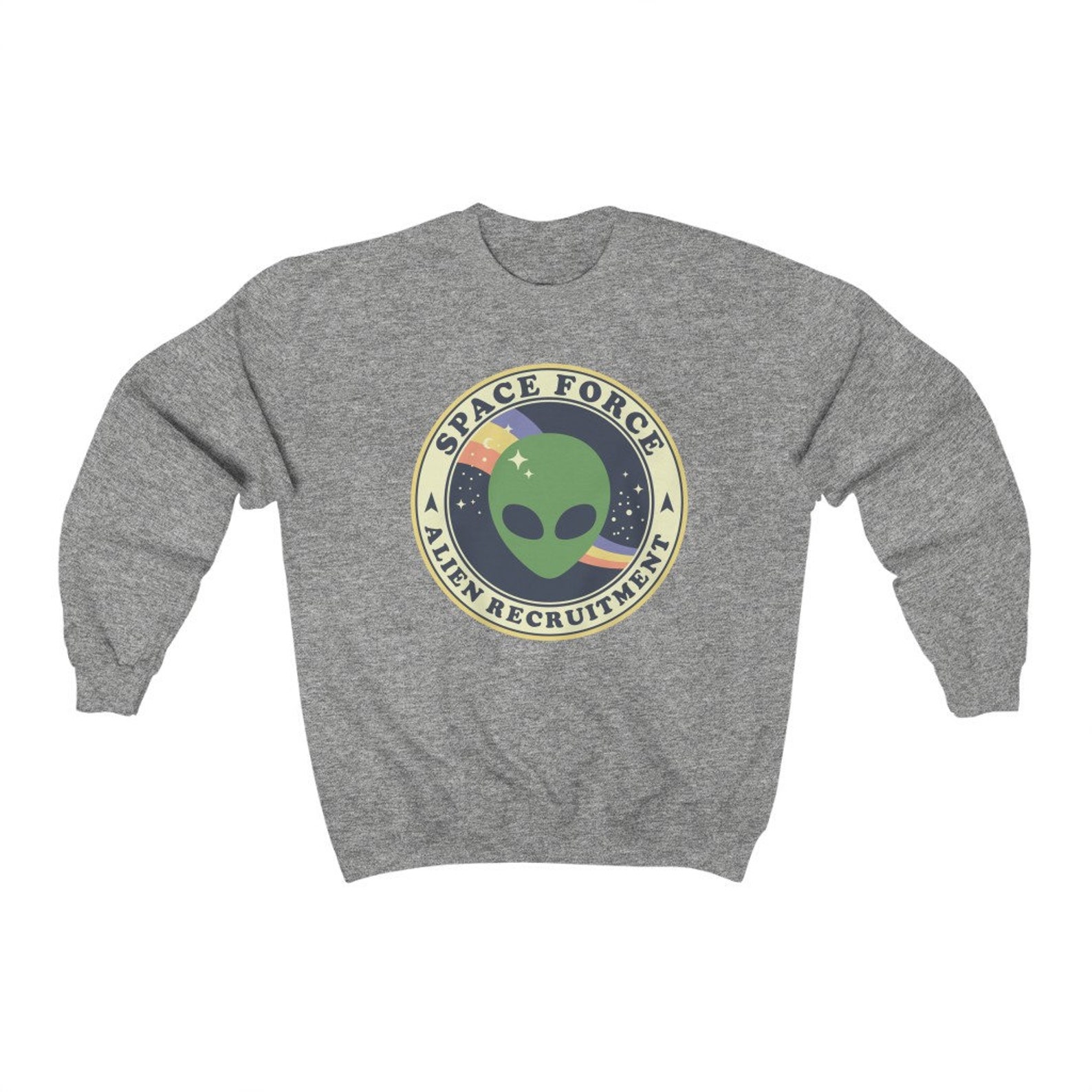 Alien Recruitment Space Force Sweater Alien Gifts Alien | Etsy