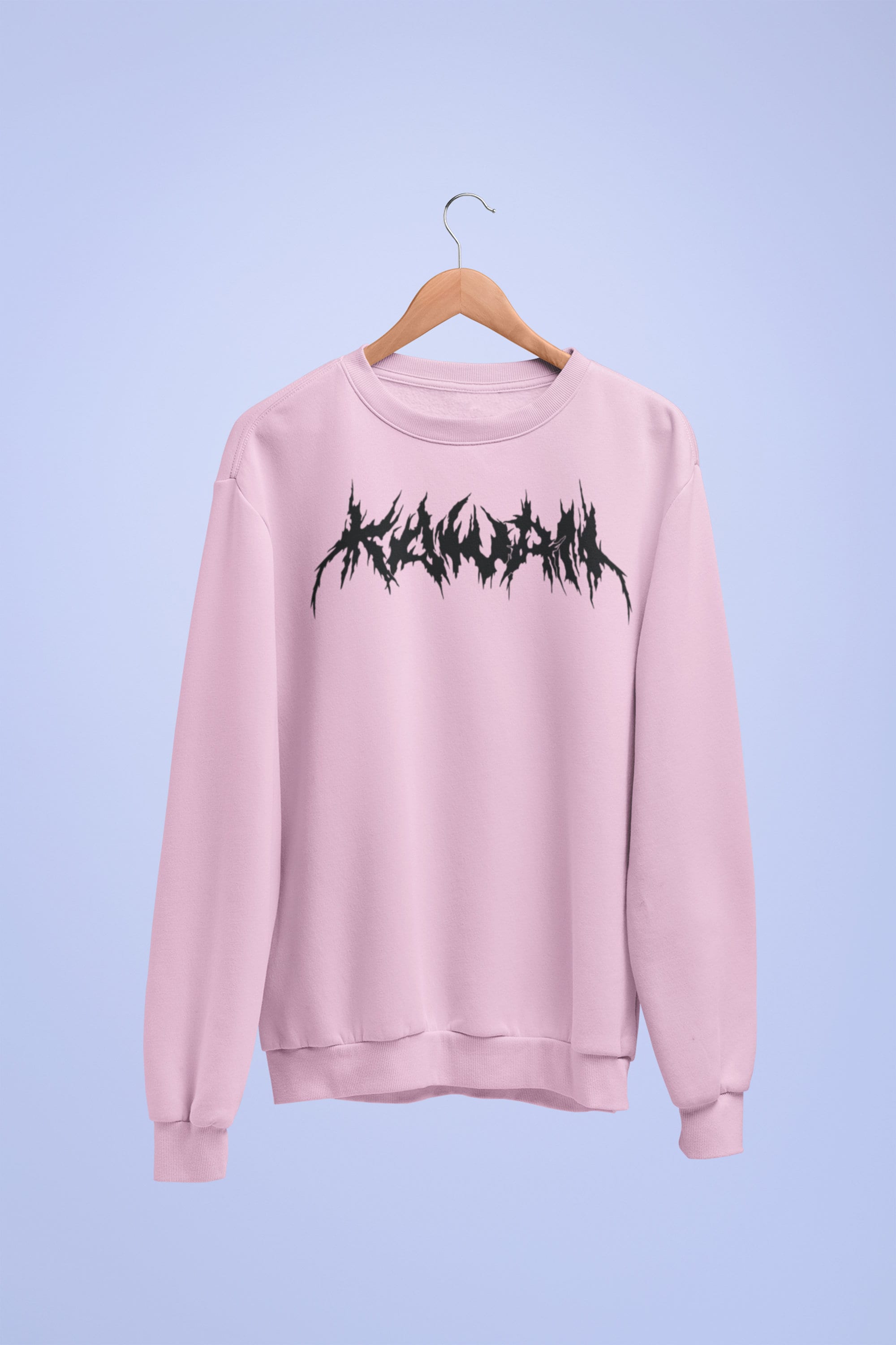 Kawaii Black, Death Metal Pastel Goth Logo - Creepy Cute Clothing, Sad ...