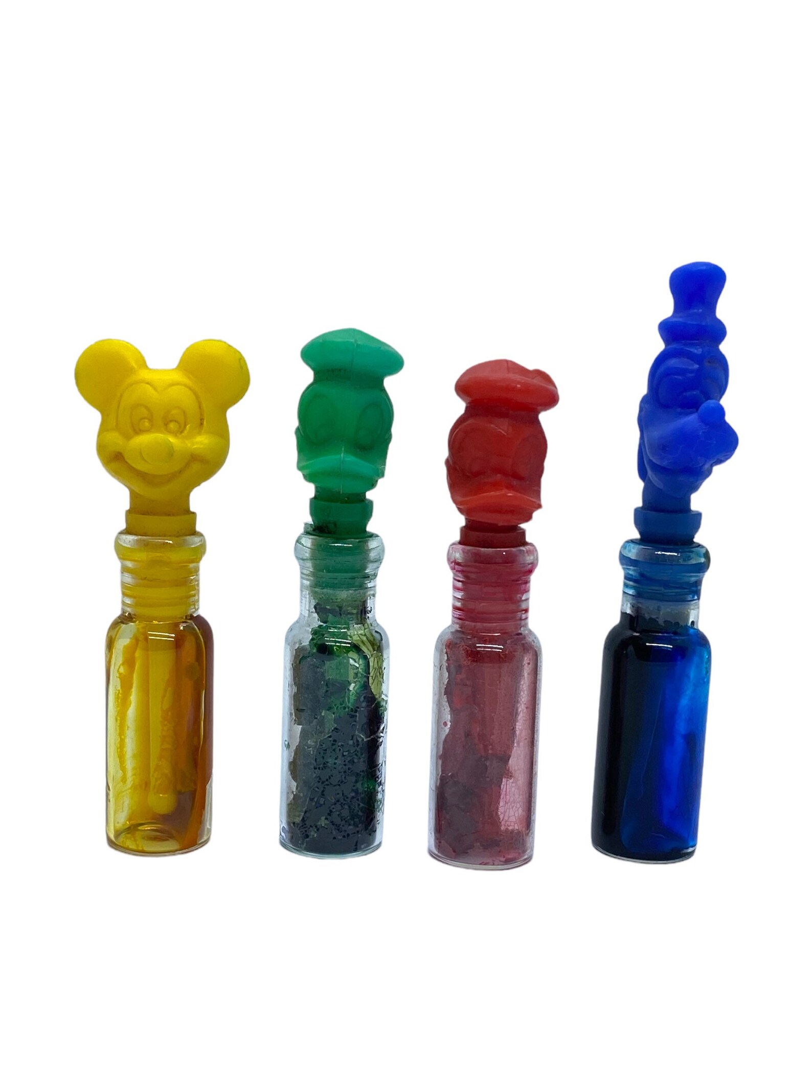 1960s Rubys Easter Egg Dye Glass Bottles With Disney - Etsy