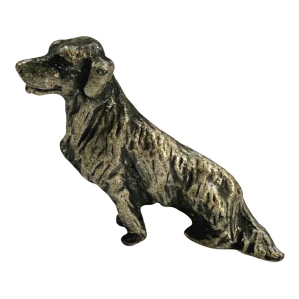 Pewter Dog Figurine - Etsy