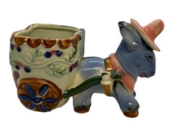 Ceramic Donkey Planter - Etsy