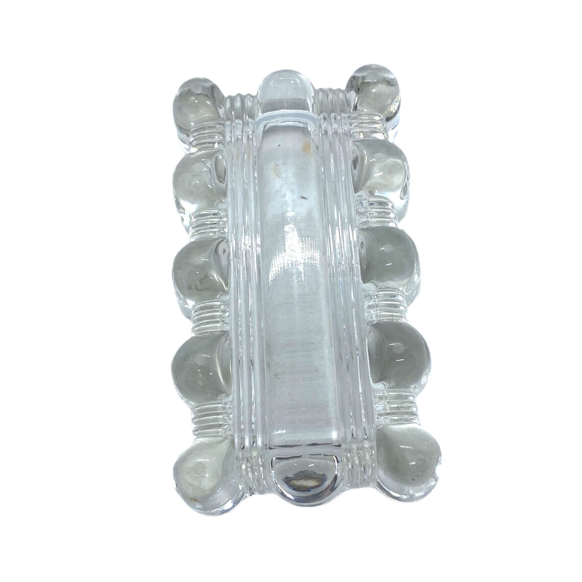 1920s Crystal Salt Cellar Art Deco Large Ribbed Rectangular - Etsy